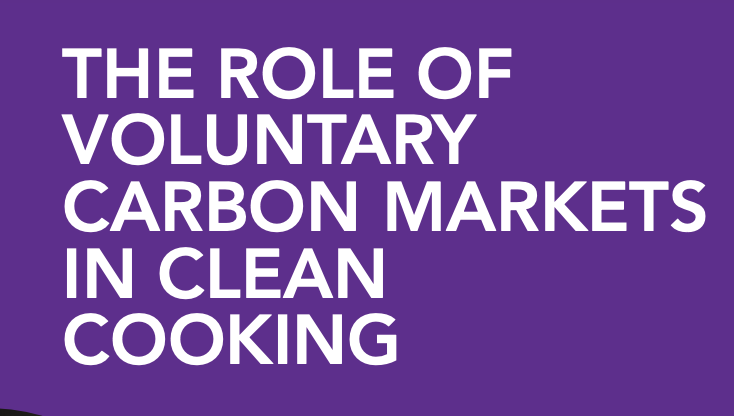 The Role of Voluntary Carbon Markets in Clean Cooking | Clean Cooking ...