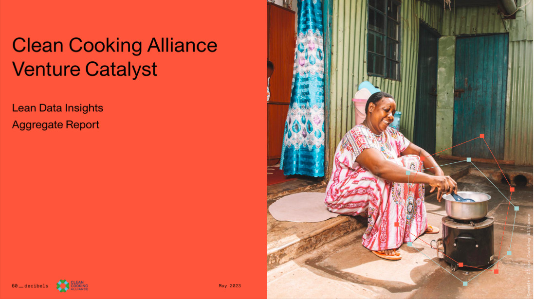 Lean Data Insights Aggregate Report | Clean Cooking Alliance