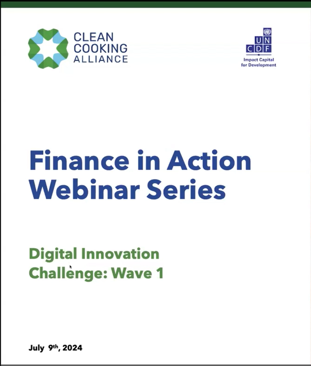 WEBINAR: Finance in Action - Digital Innovation Challenge | Clean ...